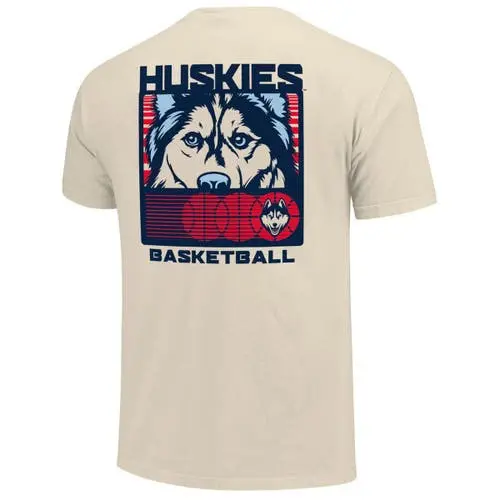 IMAGE ONE Uconn Huskies Basketball Staredown Comfort Colors