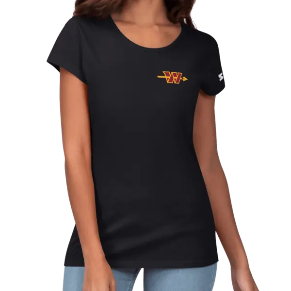 STARTER Washington Commanders Endzone T-shirt By - Black