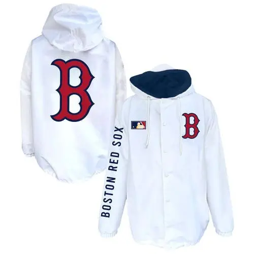 Mitchell & Ness Boston Red Sox Full-snap Hooded Jacket