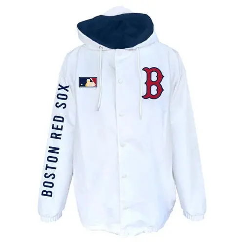 Mitchell & Ness Boston Red Sox Full-snap Hooded Jacket
