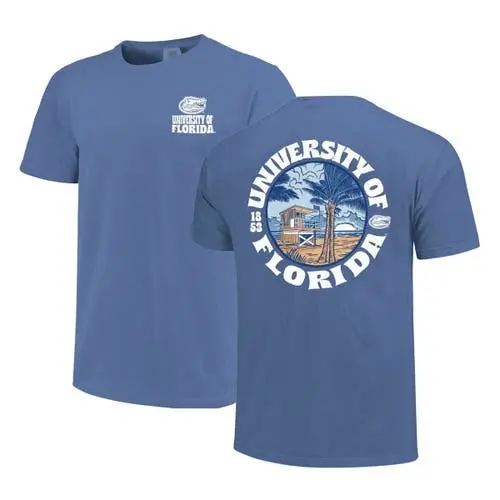 IMAGE ONE Florida Gators Comfort Colors Thick Lined Landscape T-shirt - Royal