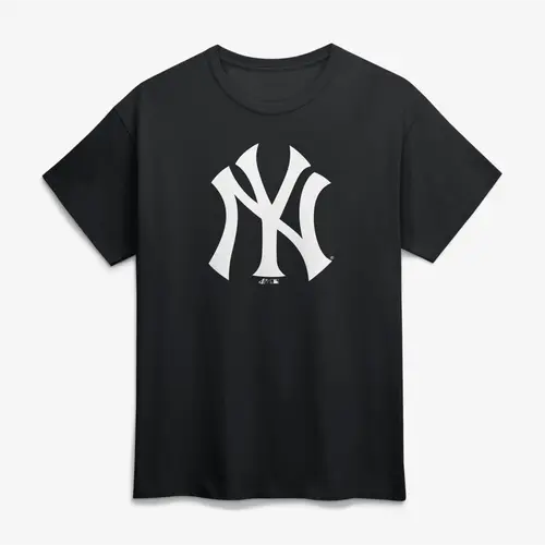 LOGO ATHLETIC New York Yankees Official Logo T-shirt - Black