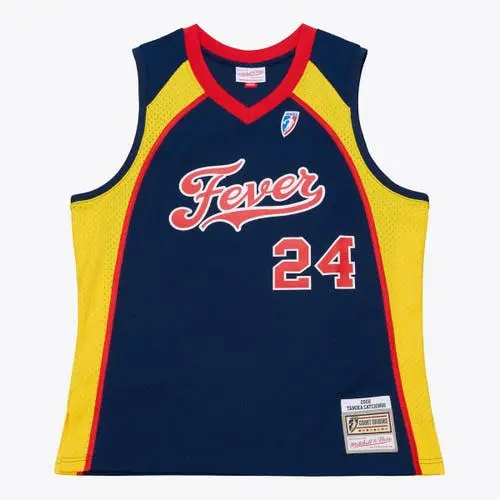 Mitchell & Ness Tamika Catchings Indiana Fever 2002 Swingman Jersey - Navy