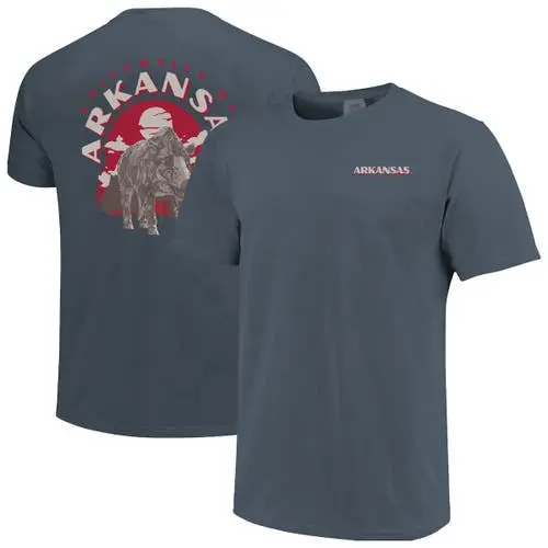 IMAGE ONE Arkansas Razorbacks Comfort Colors Team Statue T-shirt