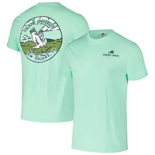 IMAGE ONE Tulane Wave Scenic T-shirt - Green