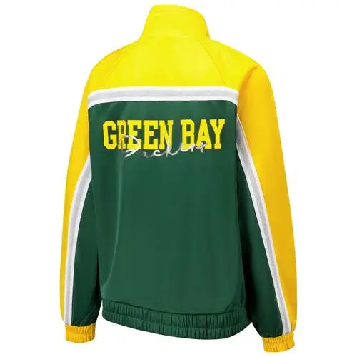 G-III 4HER BY CARL BANKS Bay Packers Track Jacket