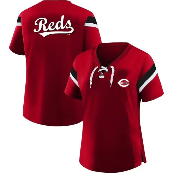 Profile Cincinnati Reds Lace-up T-shirt