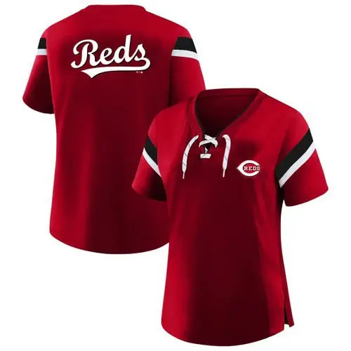 Profile Cincinnati Reds Lace-up T-shirt