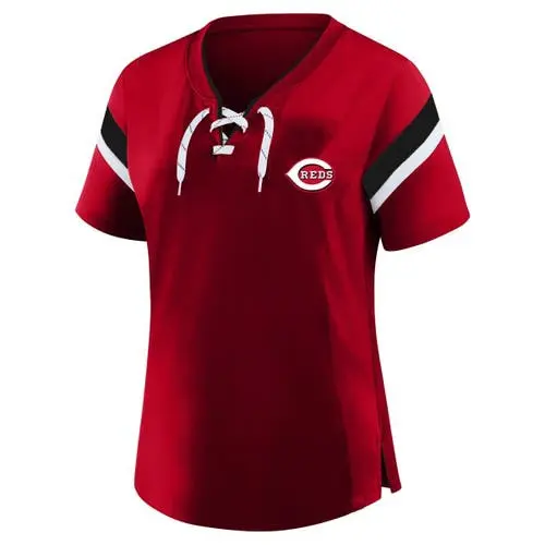 Profile Cincinnati Reds Lace-up T-shirt