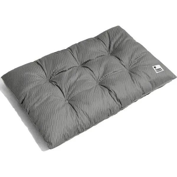FUNNYFUZZY Dual-sided Plush Washable Dog Pad - Deep Grey