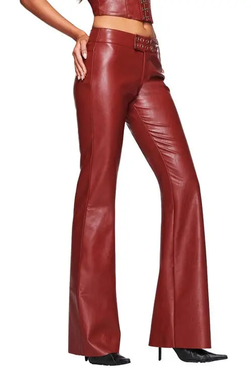 I.AM.GIA Faux Leather Flare Pants