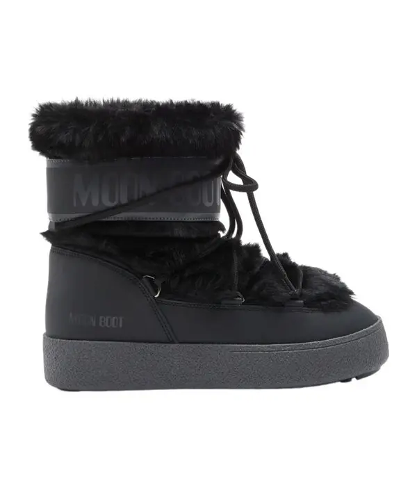 Moon Boot Ltrack Tube Faux-fur Boots - Black
