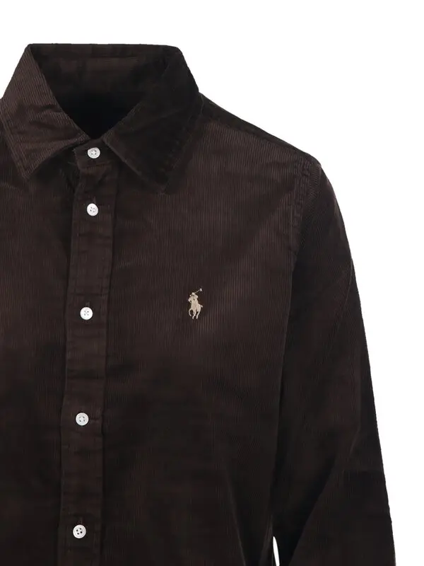 Polo Ralph Lauren Corduroy Logo Embroidered Shirt