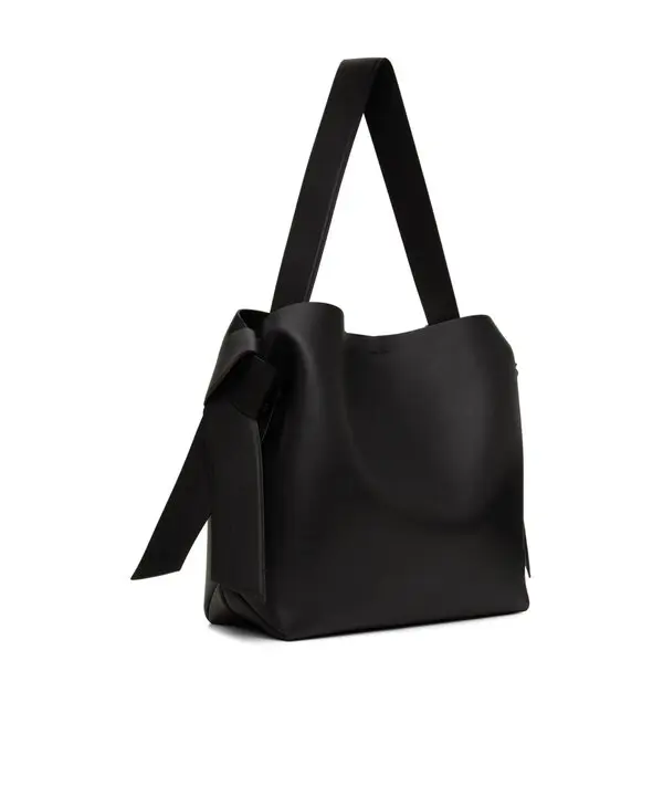 Acne Studios Logo Detailed Midi Shoulder Bag
