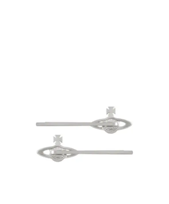 VIVIENNE WESTWOOD Bobby Embellished Hair Clips