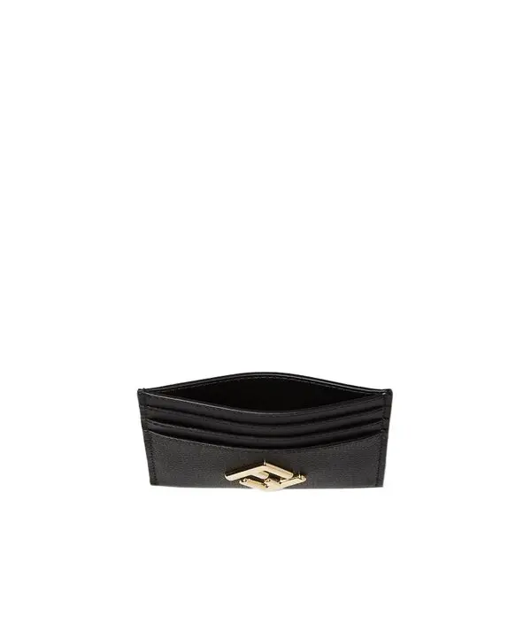 Fendi Ff Diamonds Open Top Card Case