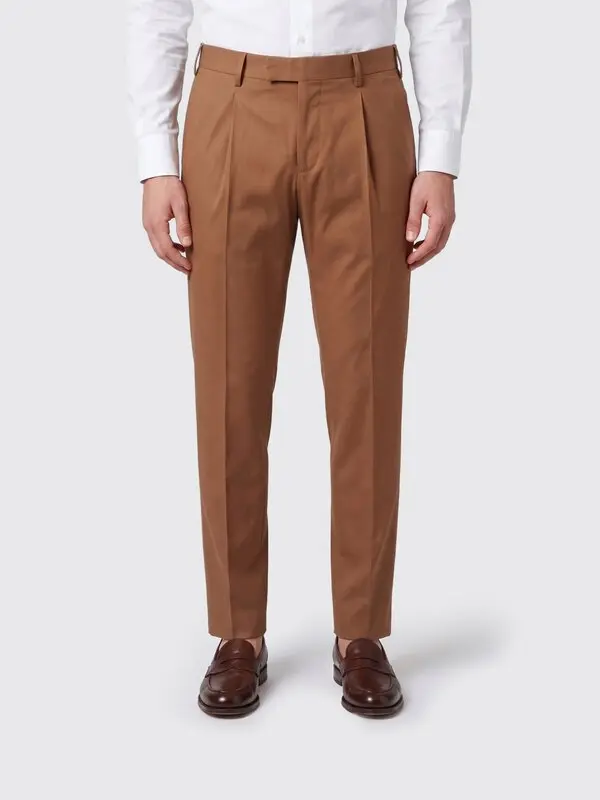 PT TORINO Pleated Flap-pocket Trousers