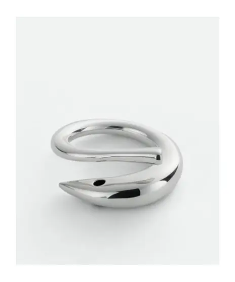 Bottega Veneta Sardine Ring - Silver