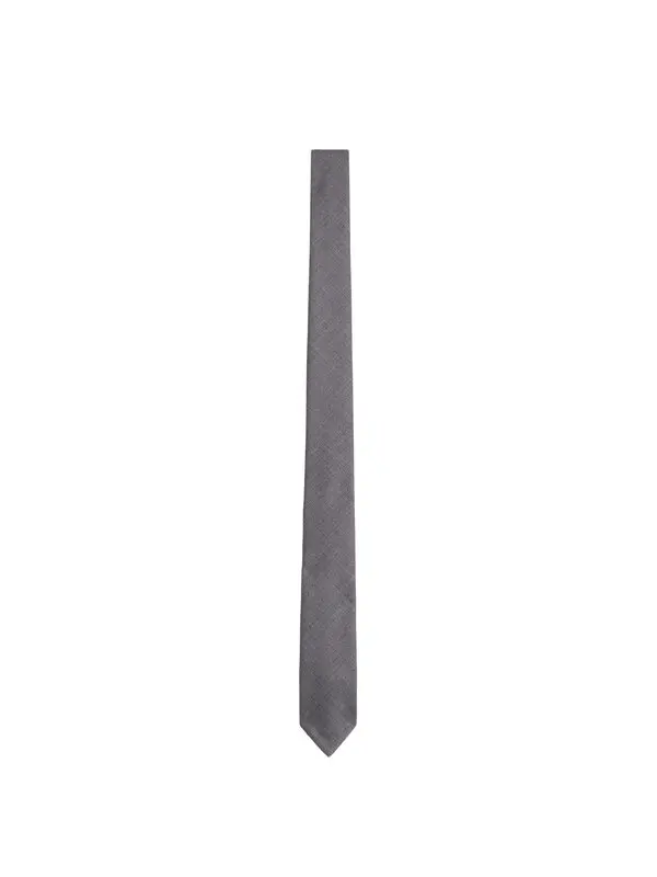 Thom Browne Super 120s Twill Tie - Black