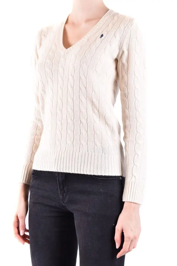 Polo Ralph Lauren Cable-knit V-neck Jumper - No