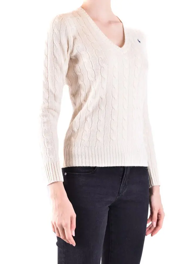 Polo Ralph Lauren Cable-knit V-neck Jumper - No
