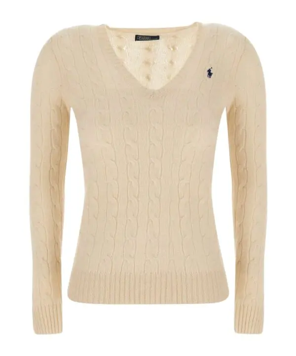 Polo Ralph Lauren Cable-knit V-neck Jumper