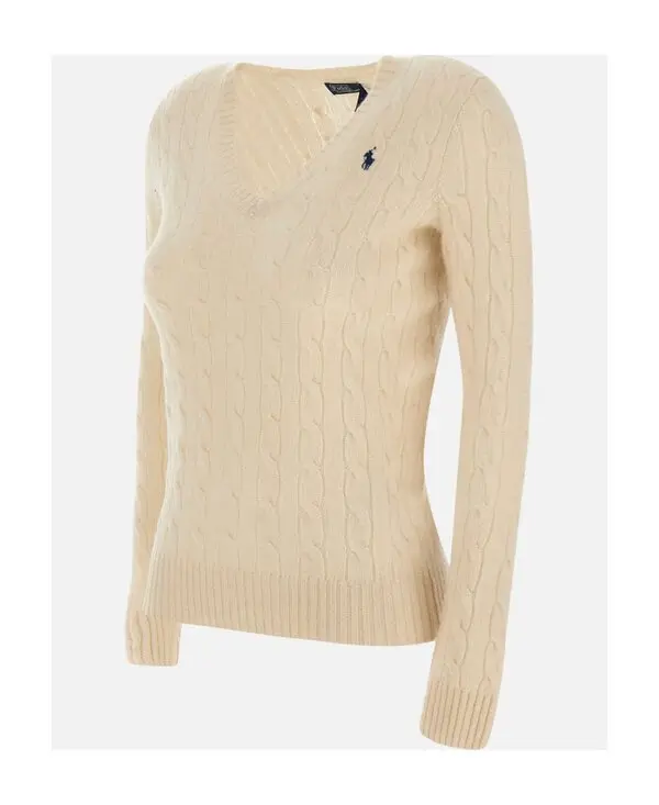 Polo Ralph Lauren Cable-knit V-neck Jumper