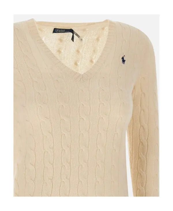 Polo Ralph Lauren Cable-knit V-neck Jumper