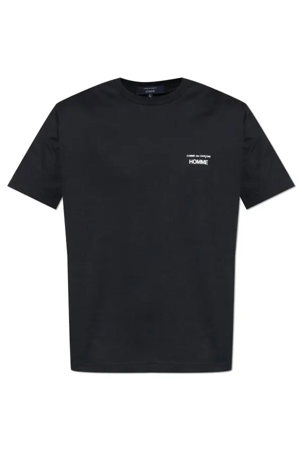 Comme Des Garçons Logo-print T-shirt - Black