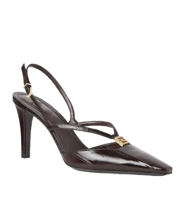 Fendi Ffold Slingback Pumps