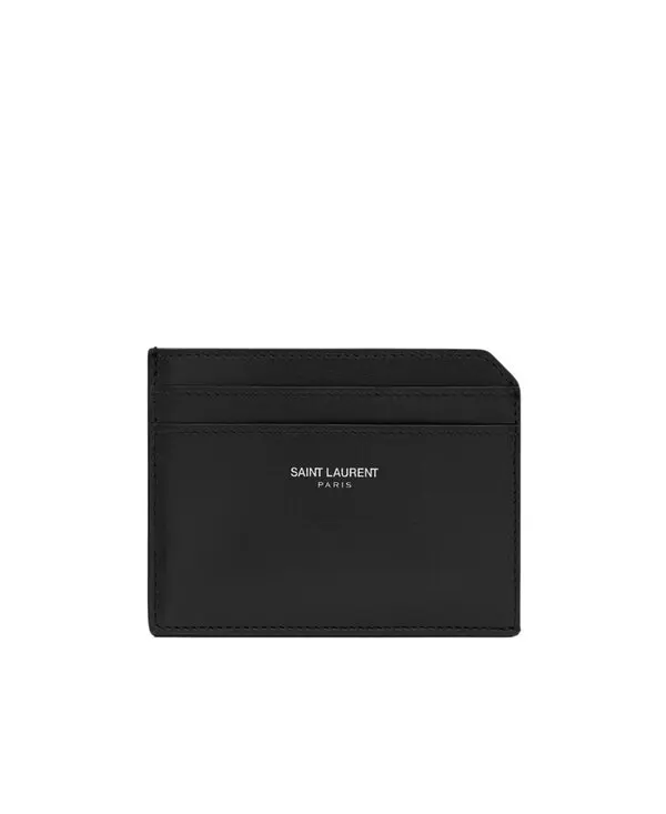 Saint Laurent Open Card Case - Black