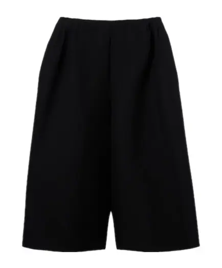 THE ROW Fauna Virgin Wool Bermuda Shorts - Black