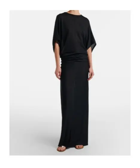 THE ROW Delyra Ruched Jersey Gown