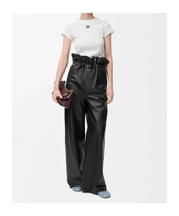 Loewe Anagram Embroidered Crewneck T-shirt - White