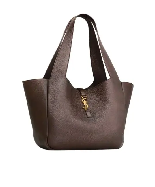 Saint Laurent Le 5 À 7 Bea Shopping Bag - Deep Chestnut