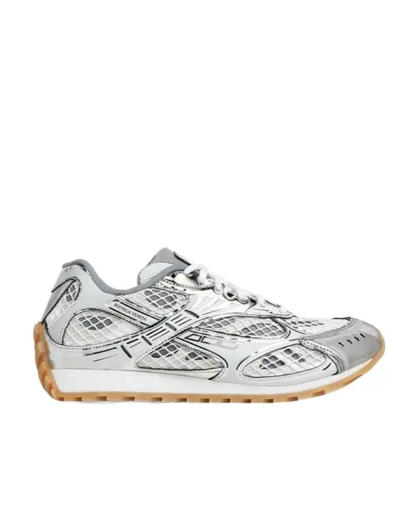 Bottega Veneta Orbit Lace-up Sneakers - White