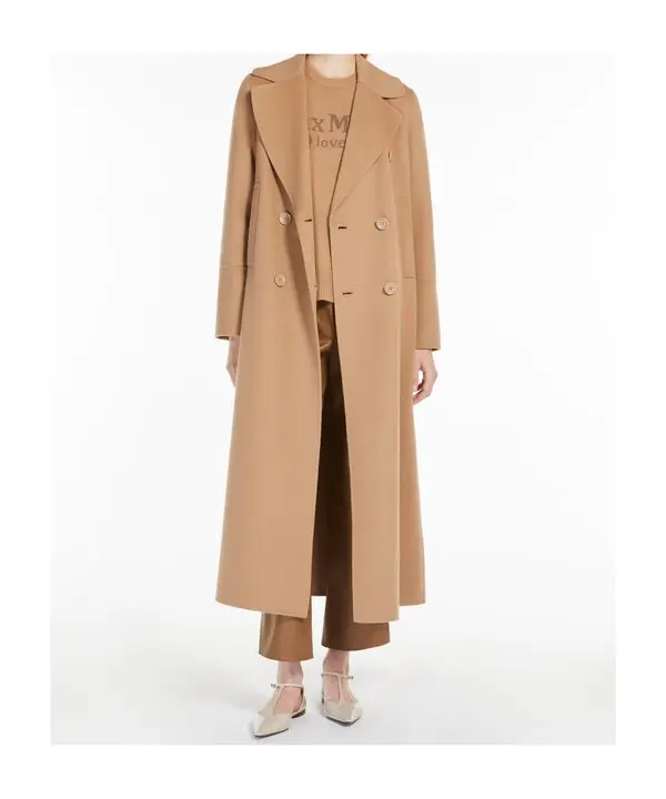 Max Mara Custodi Double-breasted Long-sleeved Coat