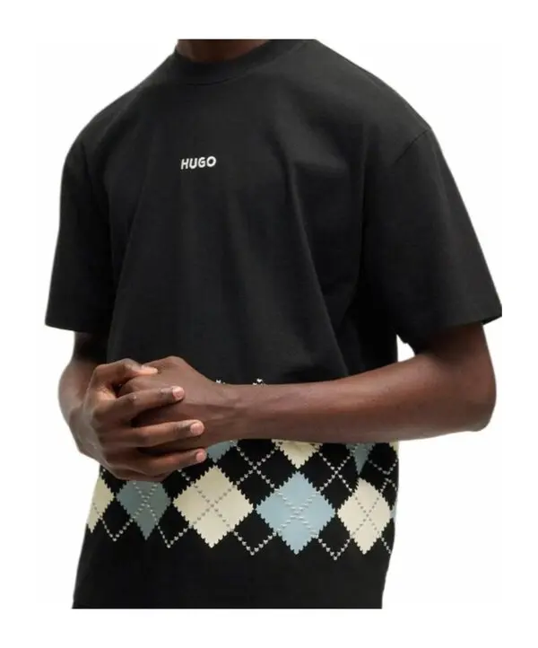 Hugo Boss Hugo Logo Embroidered Oversized T-shirt