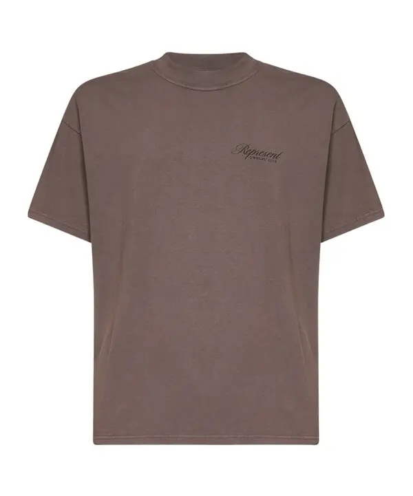 REPRESENT Owners Club Logo-print T-shirt - Gray