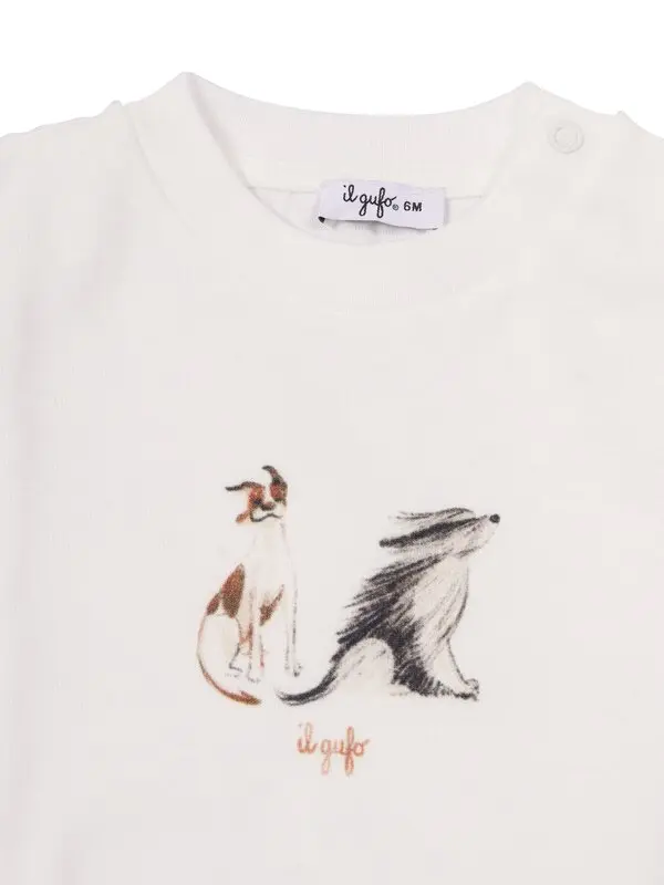 IL GUFO Long-sleeved Crewneck T-shirt