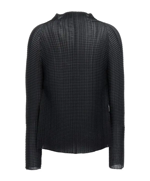 Issey Miyake Wooly Pleated Cardigan