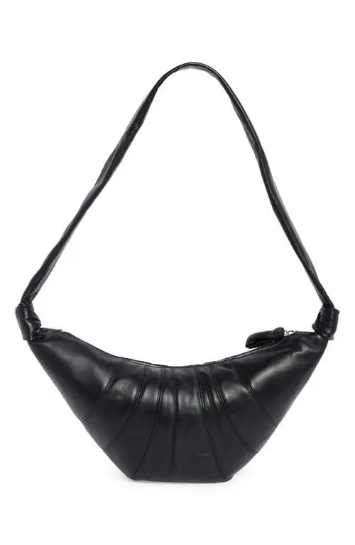 LEMAIRE Medium Croissant Leather Crossbody Bag