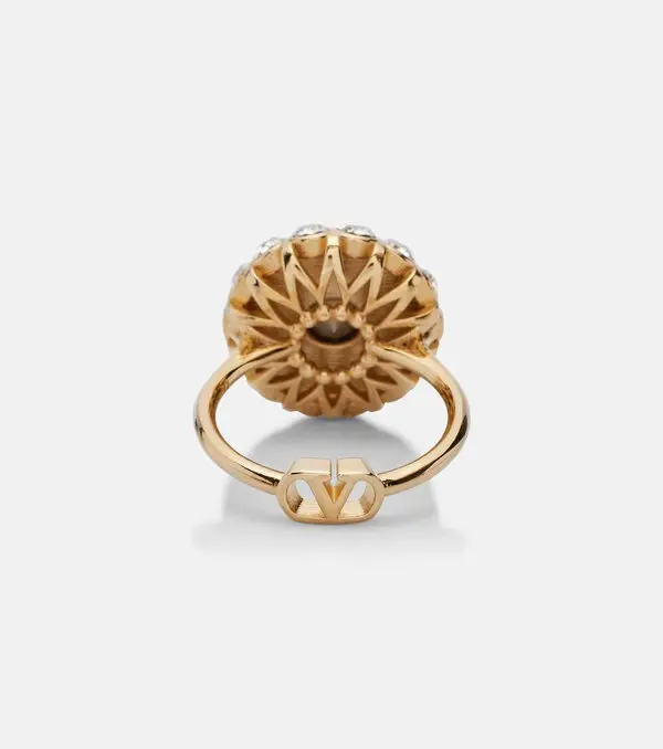 Valentino Garavani Vlogo Crystal Ring