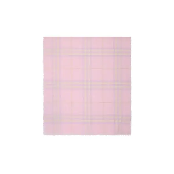 Burberry Wide Check Wool Scarf
