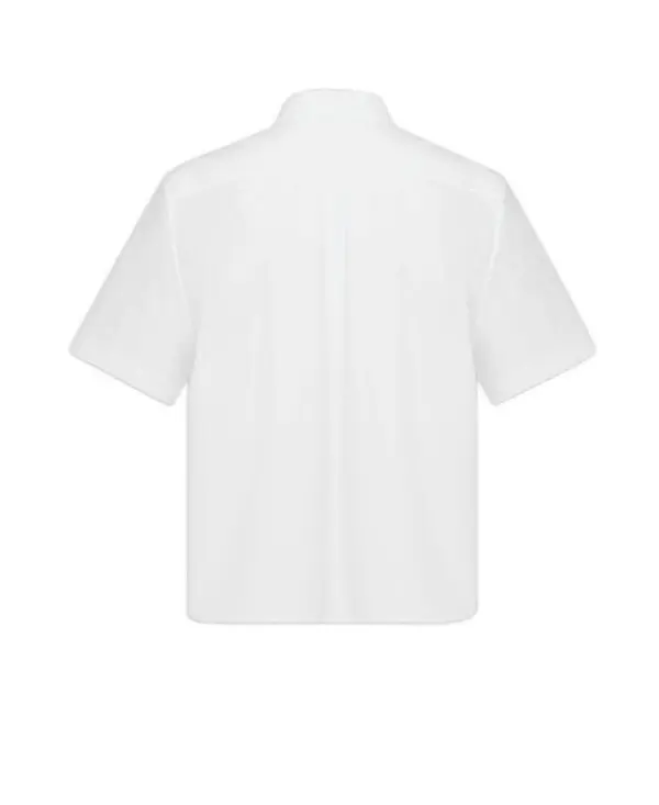 Dior Cropped Button-up Blouse