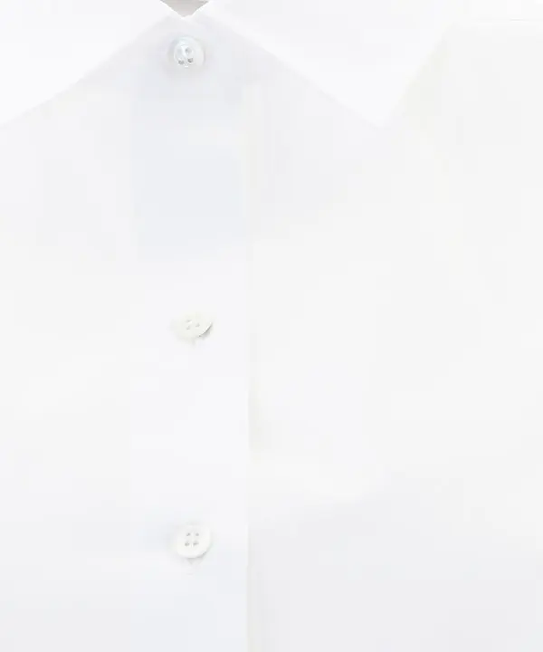 Dior Cropped Button-up Blouse