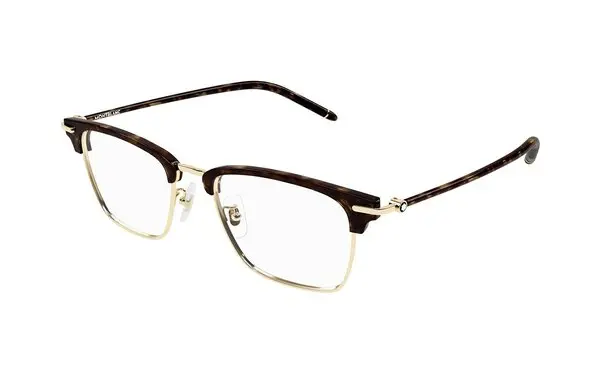 Montblanc Eyewear Semi-rim Square Glasses