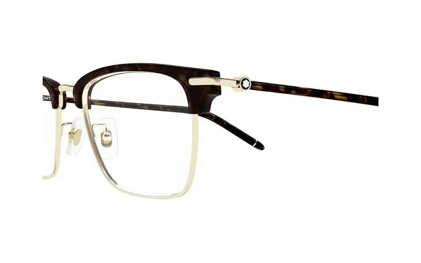 Montblanc Eyewear Semi-rim Square Glasses