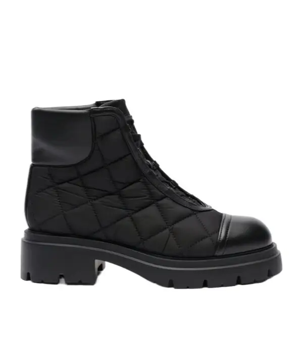 STUART WEITZMAN Hudson Quilted Hiker Bootie - Black