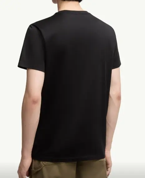 Moncler Logo Embroidered Crewneck T-shirt